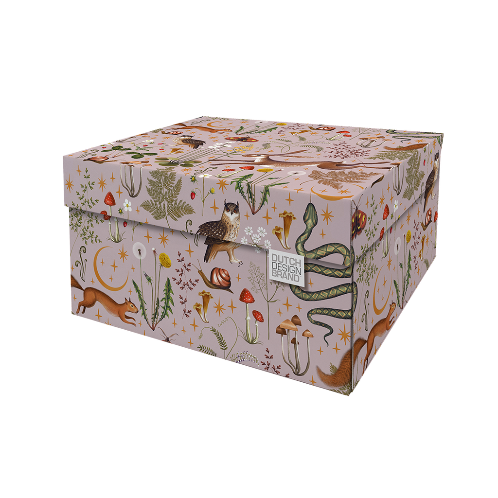 Autumn Animals storage box Classic | Dutch Design Brand | FSC