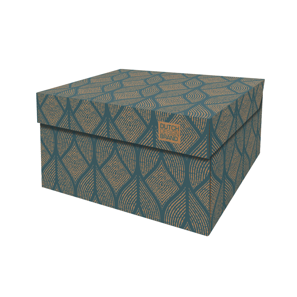 Classic storage box Cordoba Petrol | Dutch Design Brand | FSC