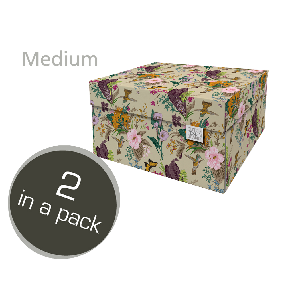 Botanical Opbergdoos Medium | Dutch Design Brand | FSC | Storage Box